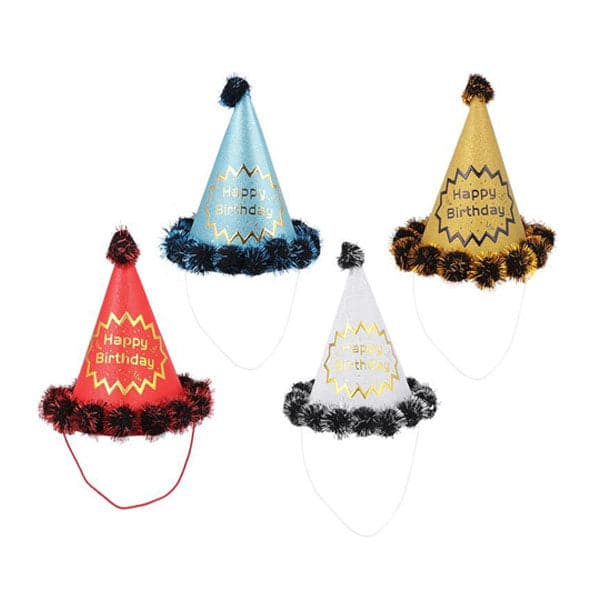 Glittered Birthday Cap - Stationery Mart